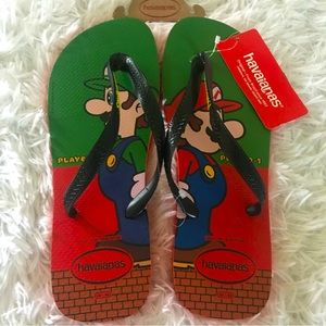 Havaianas | Shoes | New Super Mario Bros Havaianas Flipflops | Poshmark